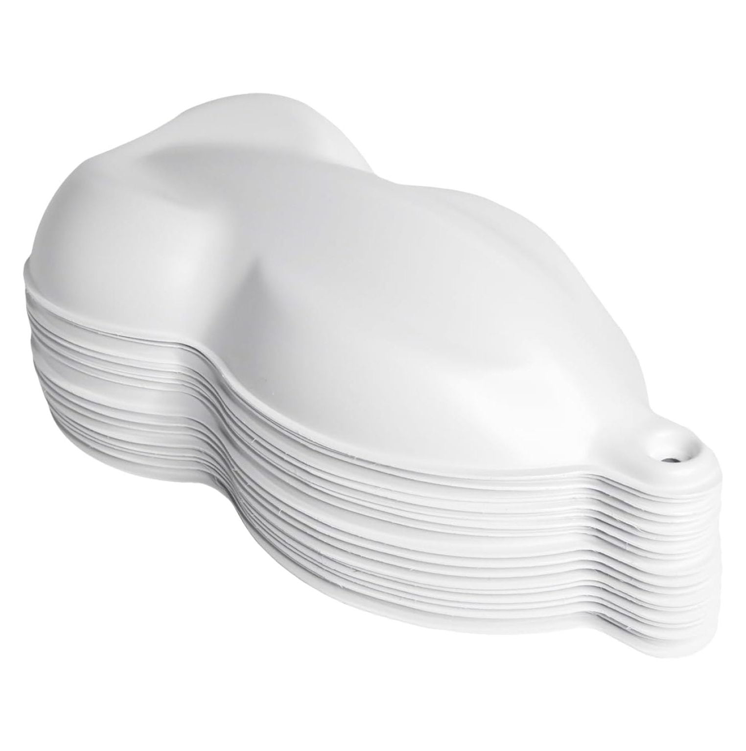 Speed Shapes (25) White Plastic Car Models for Auto Paint Display, Wrap ...