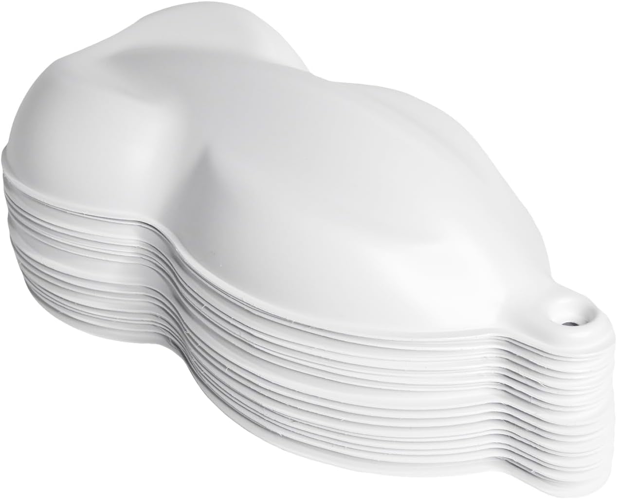Speed Shapes (25) White Plastic Car Models for Auto Paint Display, Wrap ...