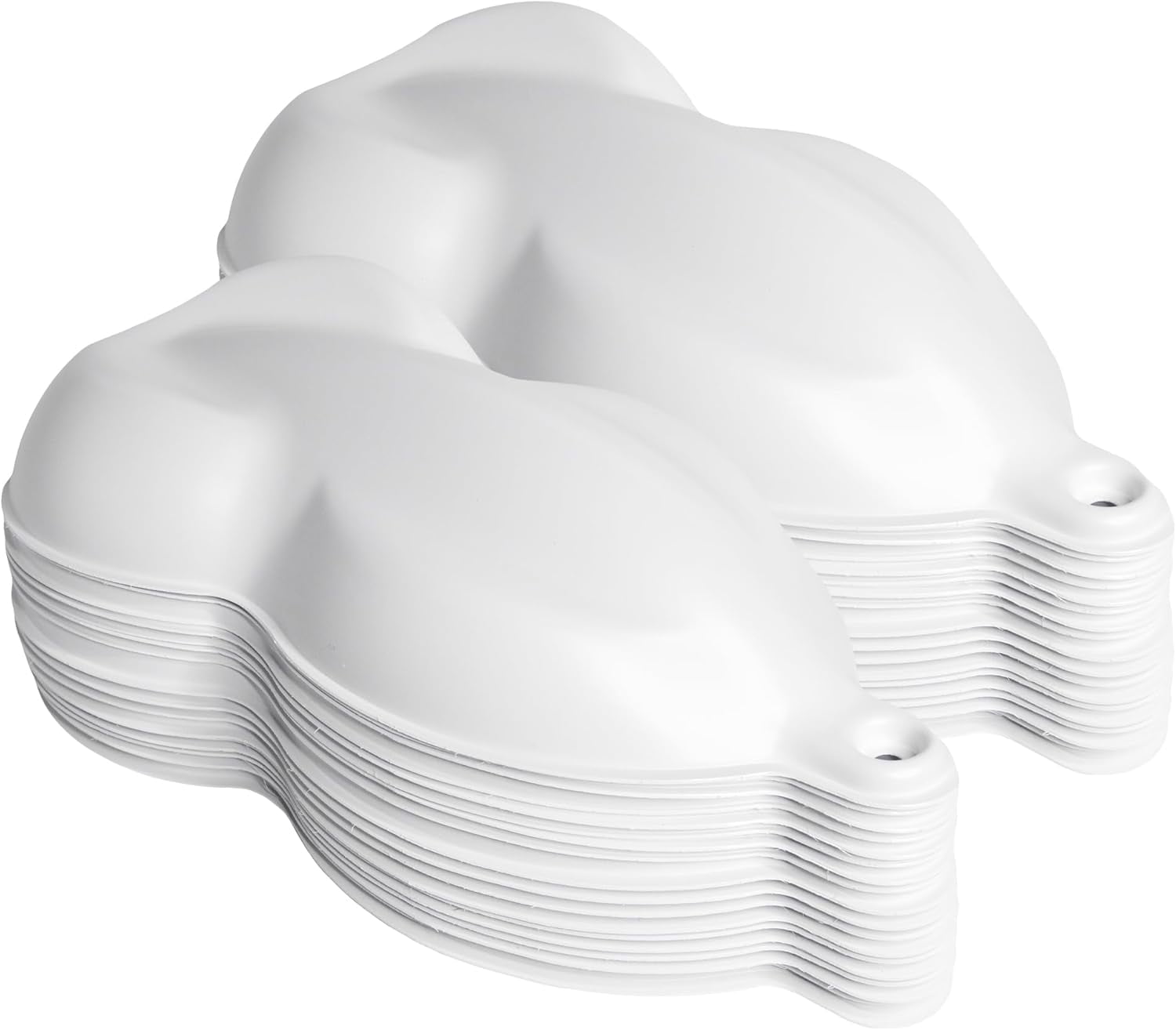 Speed Shapes (50) White Plastic Car Models for Auto Paint Display, Wrap ...
