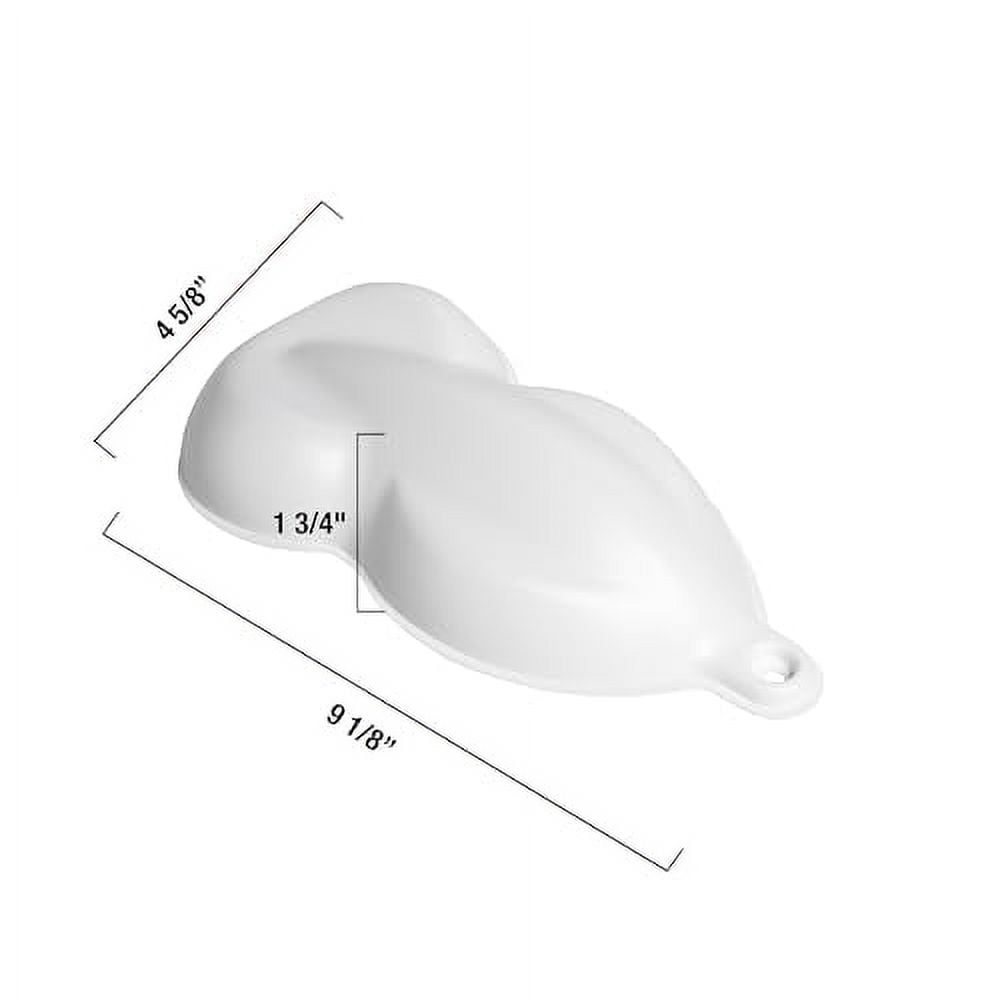 Speed Shapes (50) White Plastic Car Models for Auto Paint Display, Wrap ...