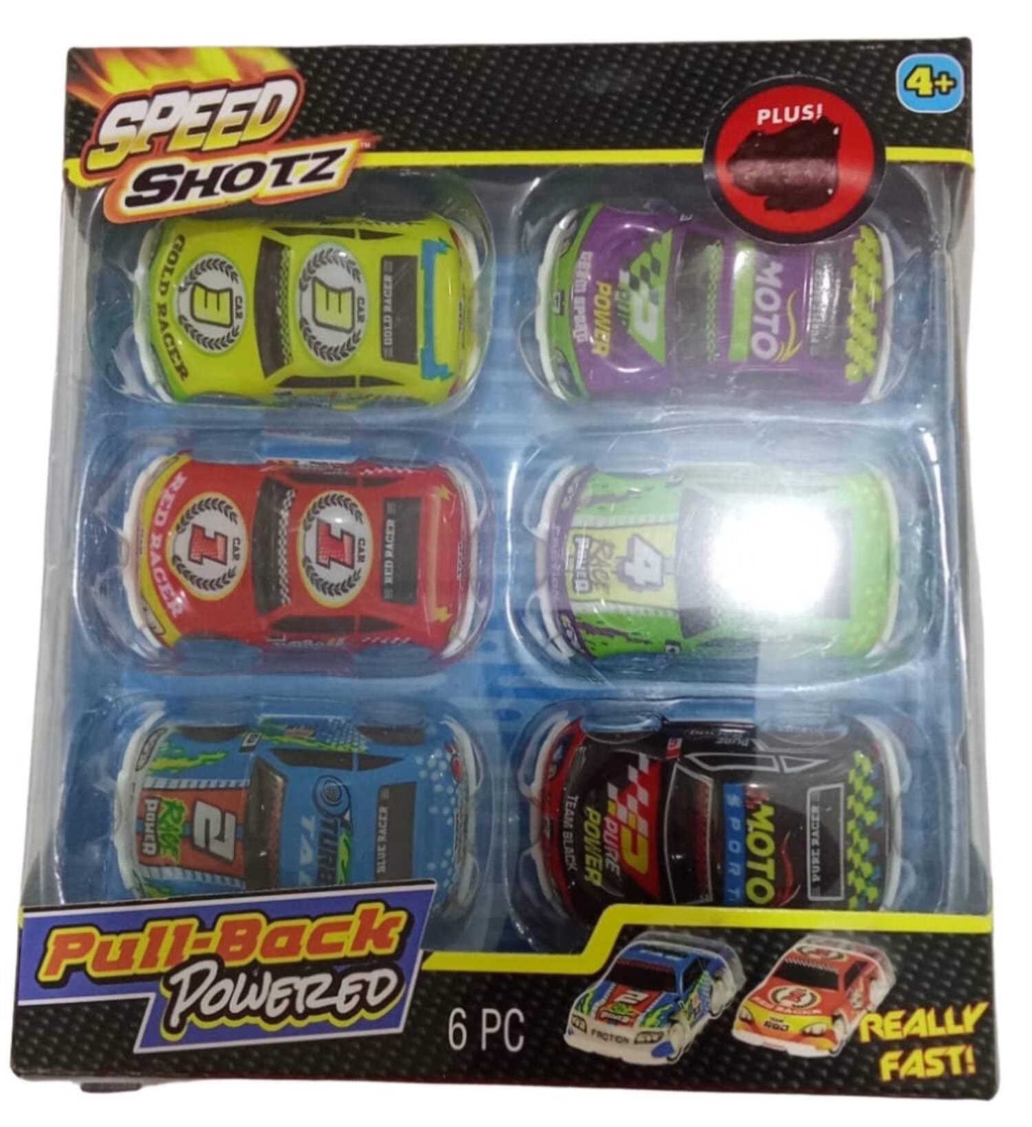 Speed Shotz Pull-Back Race Car Toy for Kids | DLTR34 - Walmart.com