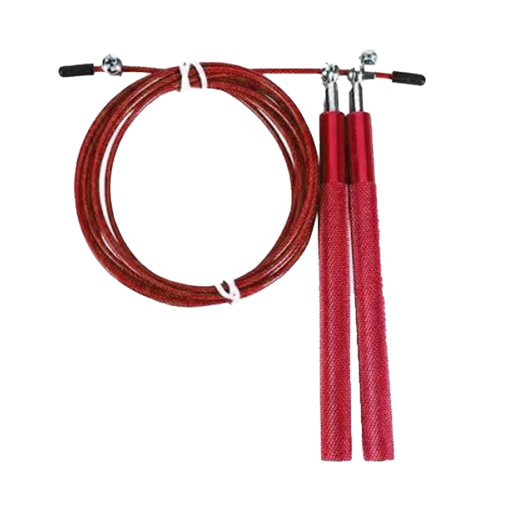 Speed Skipping Rope Tangle Free Adjustable Length Metal Thick Handle ...