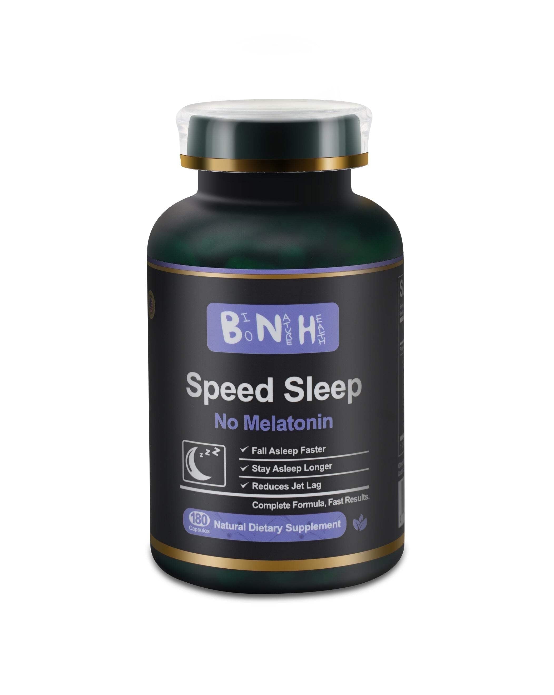 BioNatureHealth Speed Sleep, Natural Dietary Supplement, 180 Capsules ...