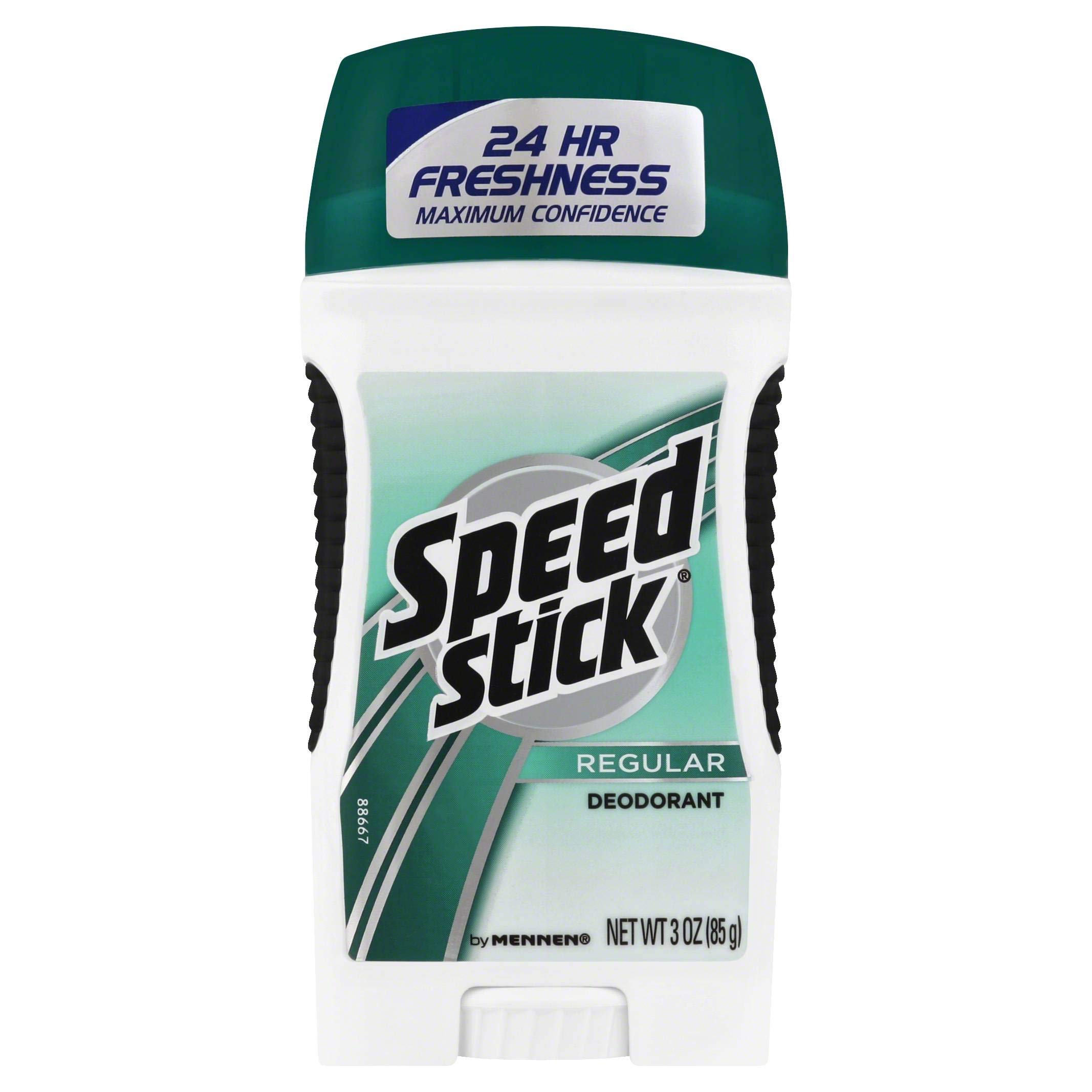 Speed Stick By Mennen Deodorant, Regular 3 Oz (Pack Of 12) - Walmart.com