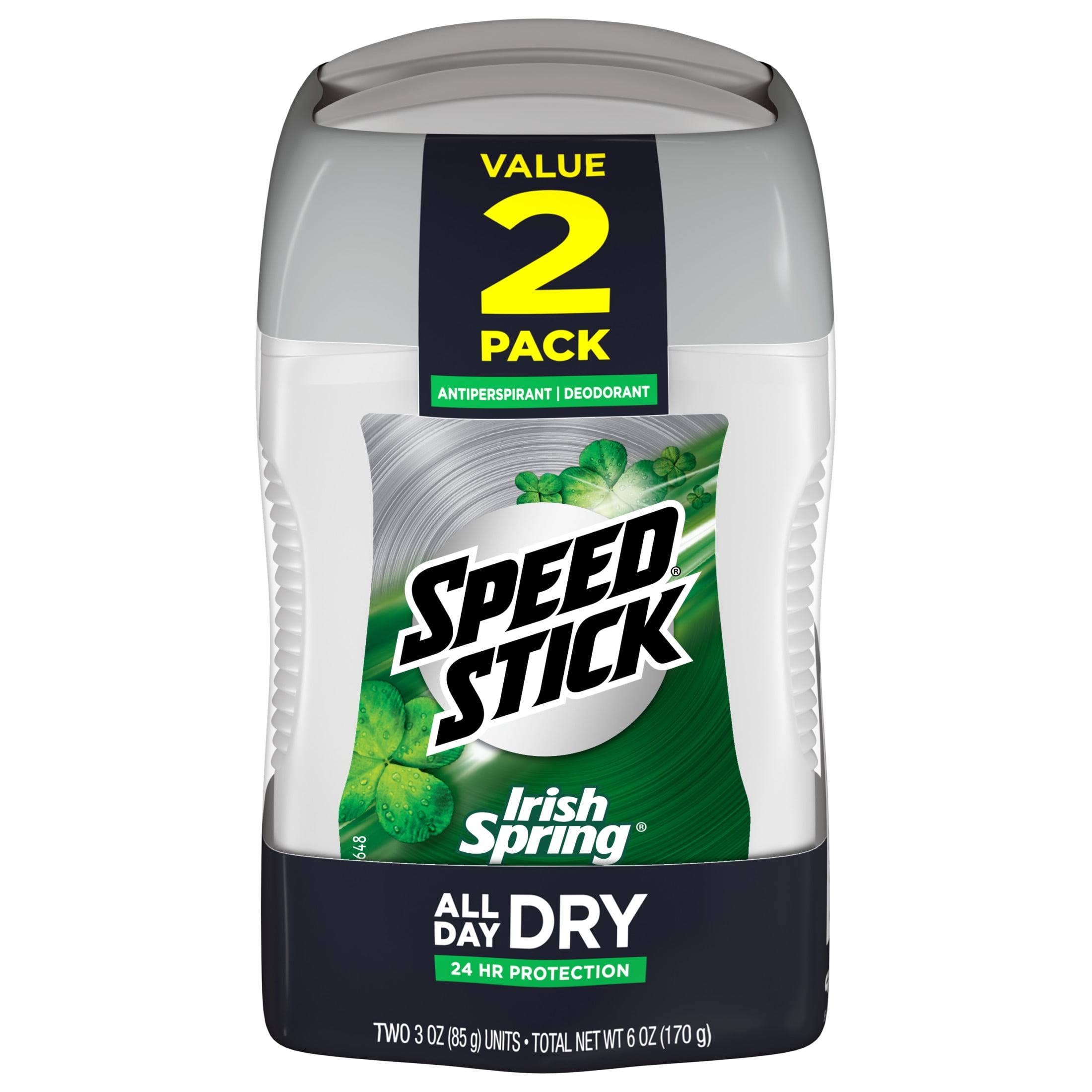 Speed Stick Irish Spring Antiperspirant Deodorant, Original, 2.7 oz ...