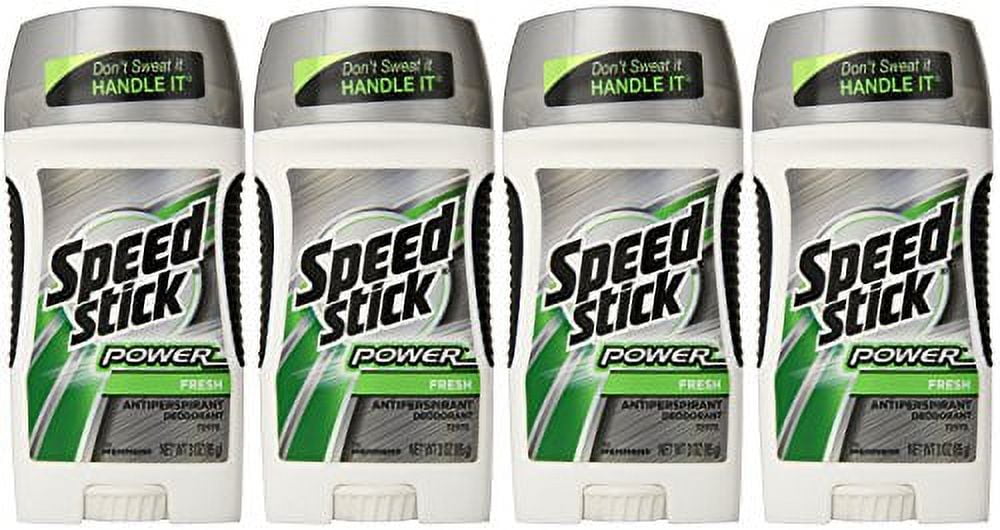 Speed Stick Power Antiperspirant/Deodorant, Fresh Scent, 3 Ounce (Pack ...
