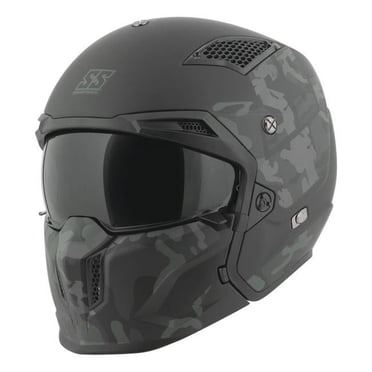 Speed & Strength 880482 SS900 Solid Speed Full Face Helmet, Matte Black ...