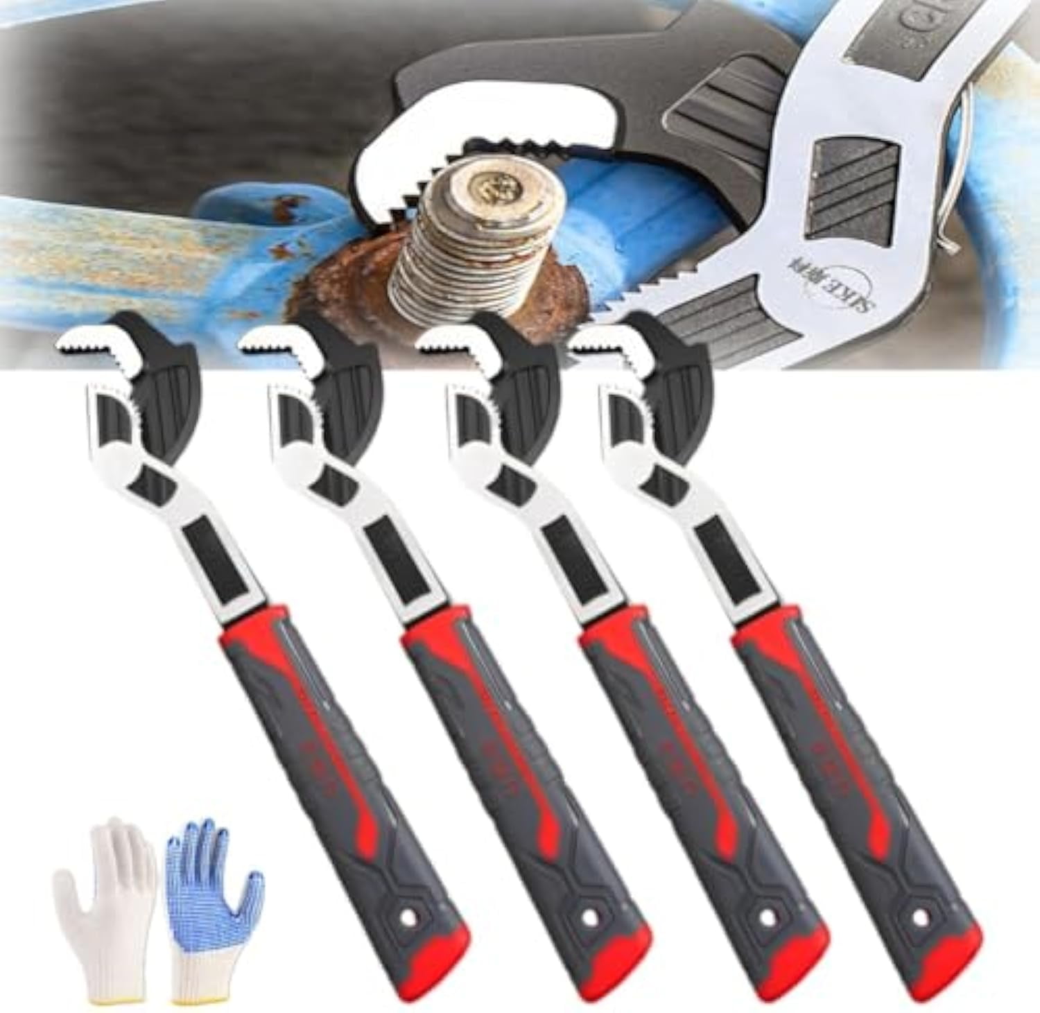 Speed Wrench, Plumbers Wrench, Small Locking Adjustable Ratchet ...