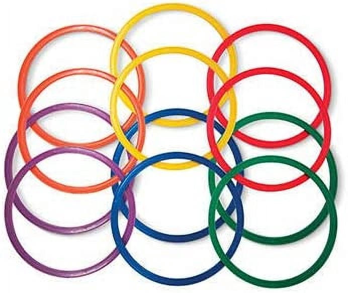 Speed and Agility Flat Hoops - Set of 12-14", 20" or 24" Rings ...
