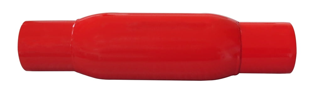 SpeedFX 2050 Mild Steel Single Wall Round Exhaust Muffler - Walmart.com