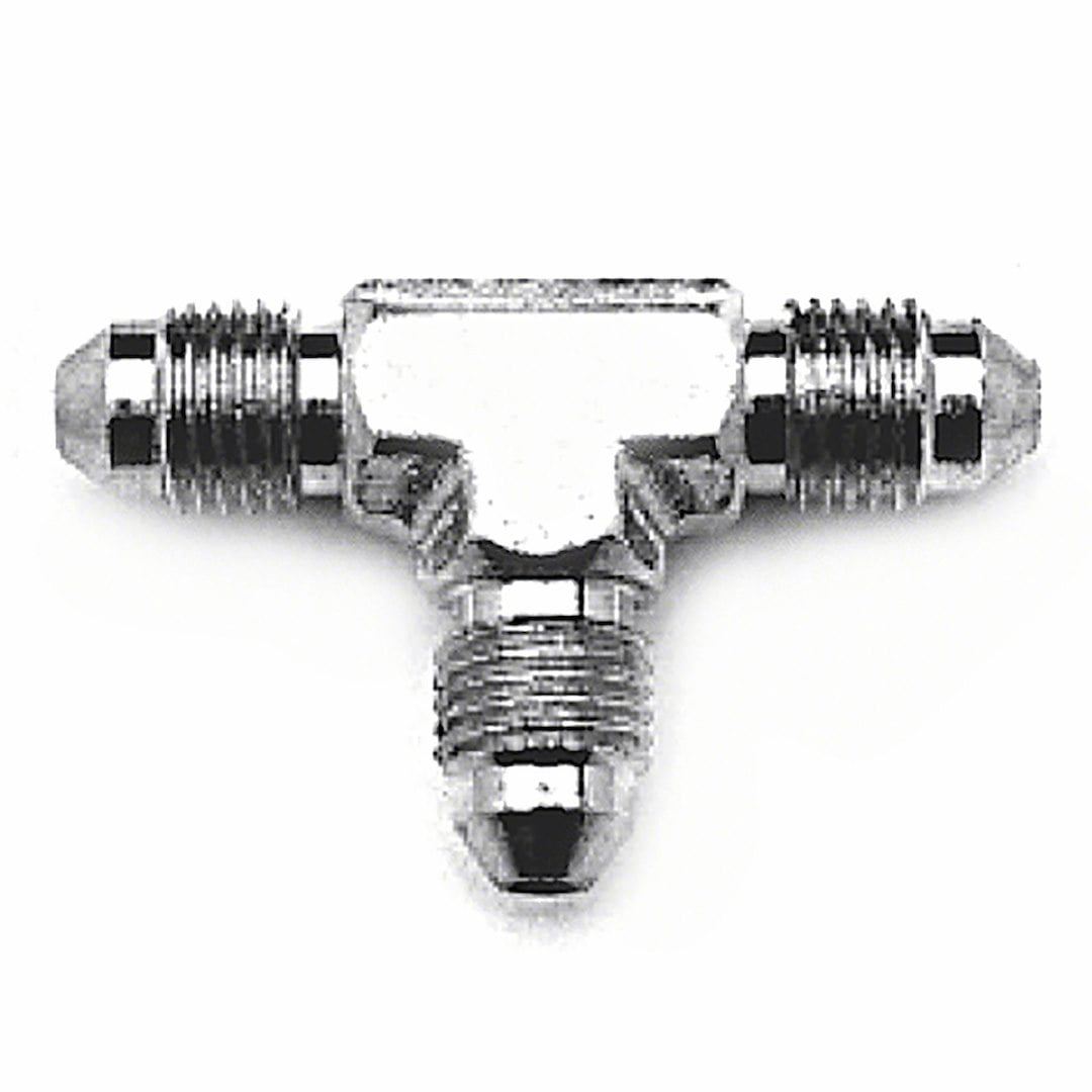 SpeedFX 5453330 Coupler Fitting -3AN Male Flare Tee Zinc Plated Steel ...