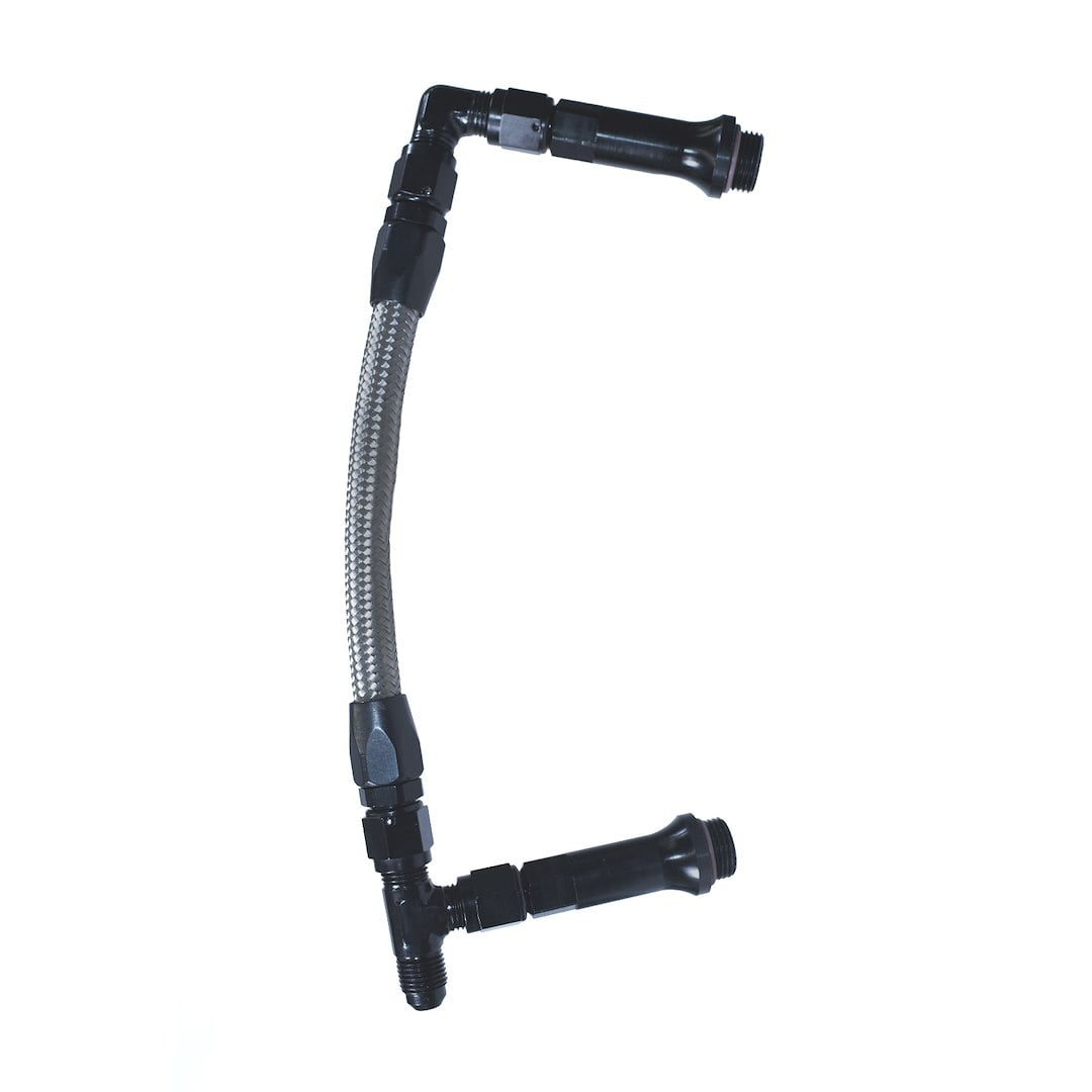 SpeedFX 575106B Braided SS Fuel Line for Ultra HP 2 Inlet -6AN x 3/8 ...