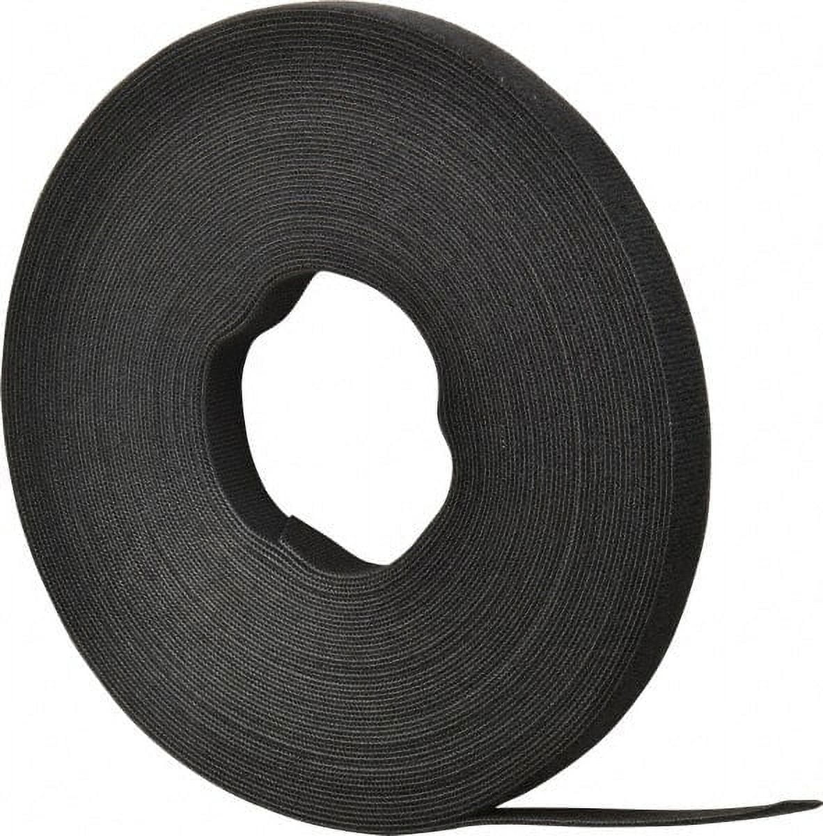 SpeedTech 75' Long Black Nylon & Polyethylene Hook & Loop Strap 50 Lb ...