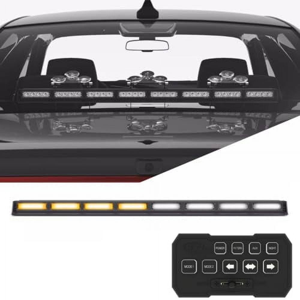 SpeedTech Lights Striker TIR 8 Head LED Traffic Advisor Light Bar for ...