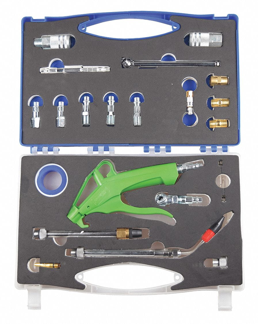 Speedaire Air Gun Kit,Lever, 4 Nozzles 52KD69 - Walmart.com