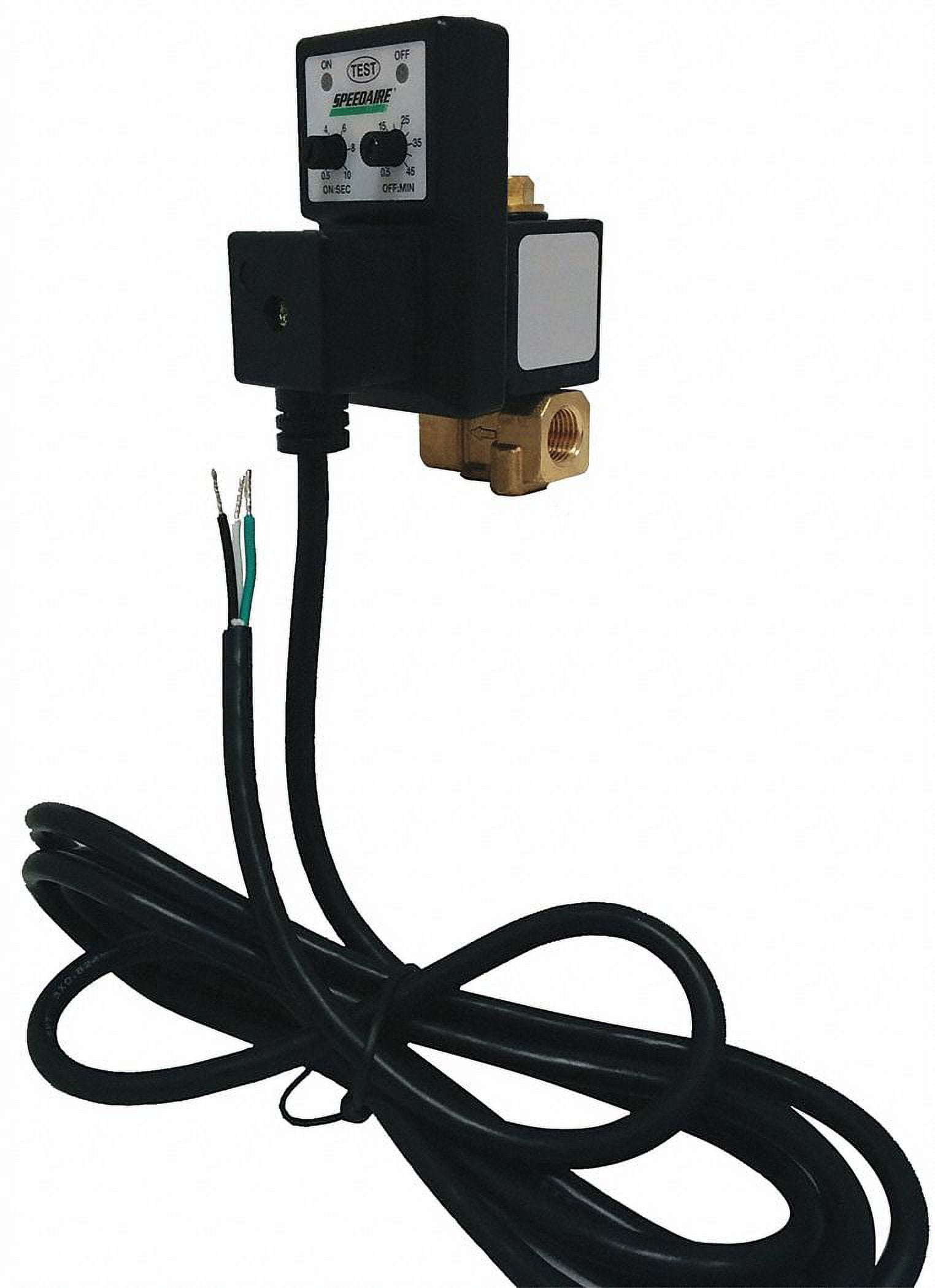 Speedaire Auto Drain Valve,208-240V,1/2 In. 13X529 - Walmart.com