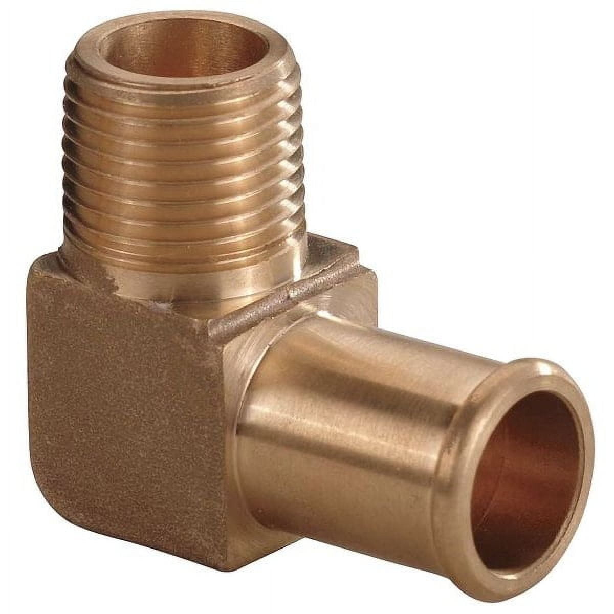 Speedaire Beaded Fitting,Brass,1/2"NPTx3/4"Barb 6AFK0 - Walmart.com