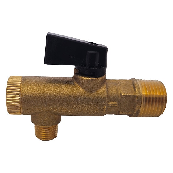 Speedaire Filter Ball Valve,Brass,1/4in Drain Port FBV-255025 - Walmart.com