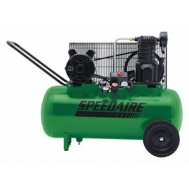 Speedaire Portable Air Compressor,15gal,Horizontal 52YM09 - Walmart.com