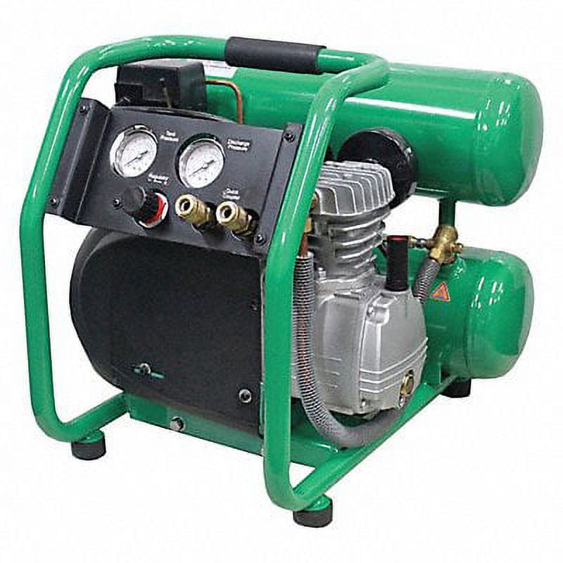 Speedaire Portable Air Compressor,4 gal,Twin Stack 11X355 - Walmart.com
