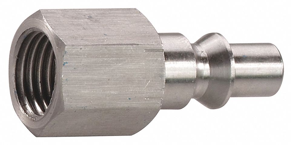 Speedaire Quick Connect,Plug,1/4" Body,3/8"-18 30E554 - Walmart.com