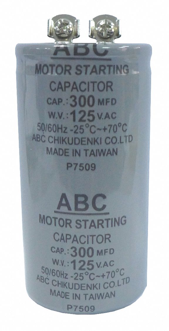 Speedaire Starting Capacitor, Speedaire PN22N050G - Walmart.com