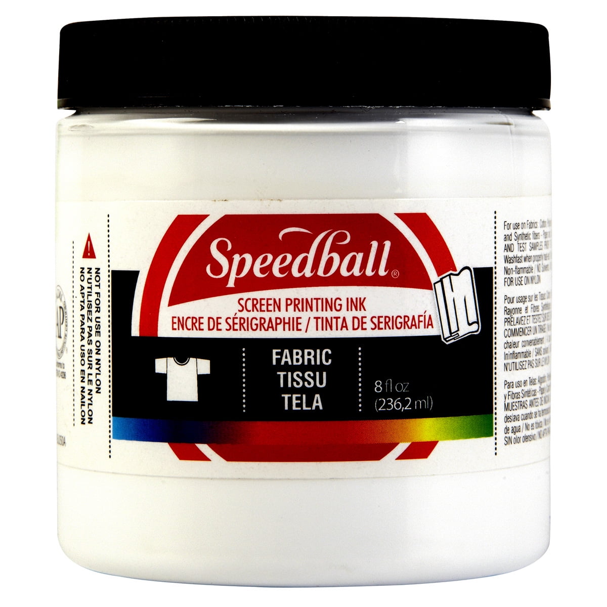 Speedball 8 oz. Fabric Screen Printing Ink White - Walmart.com