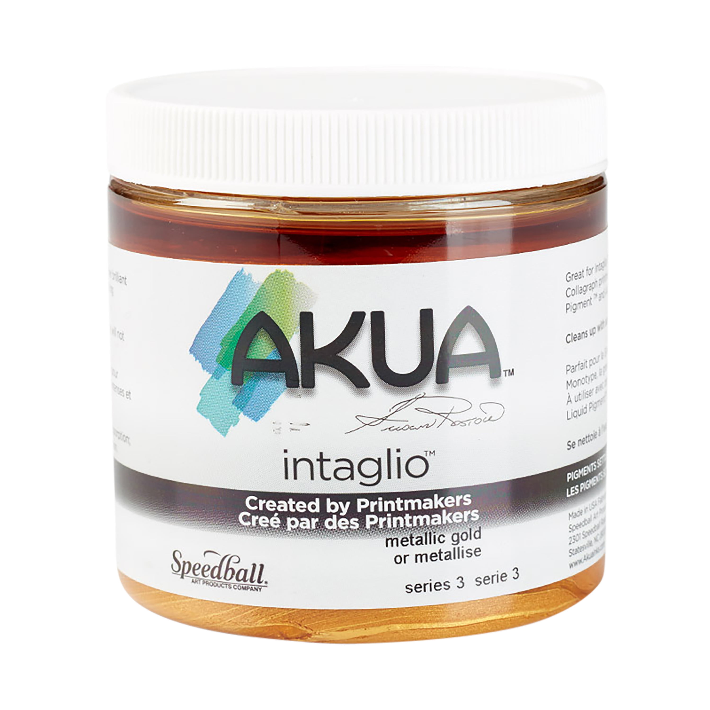 Speedball Akua Intaglio Ink, Metallic Gold, 8 oz.. - Walmart.com