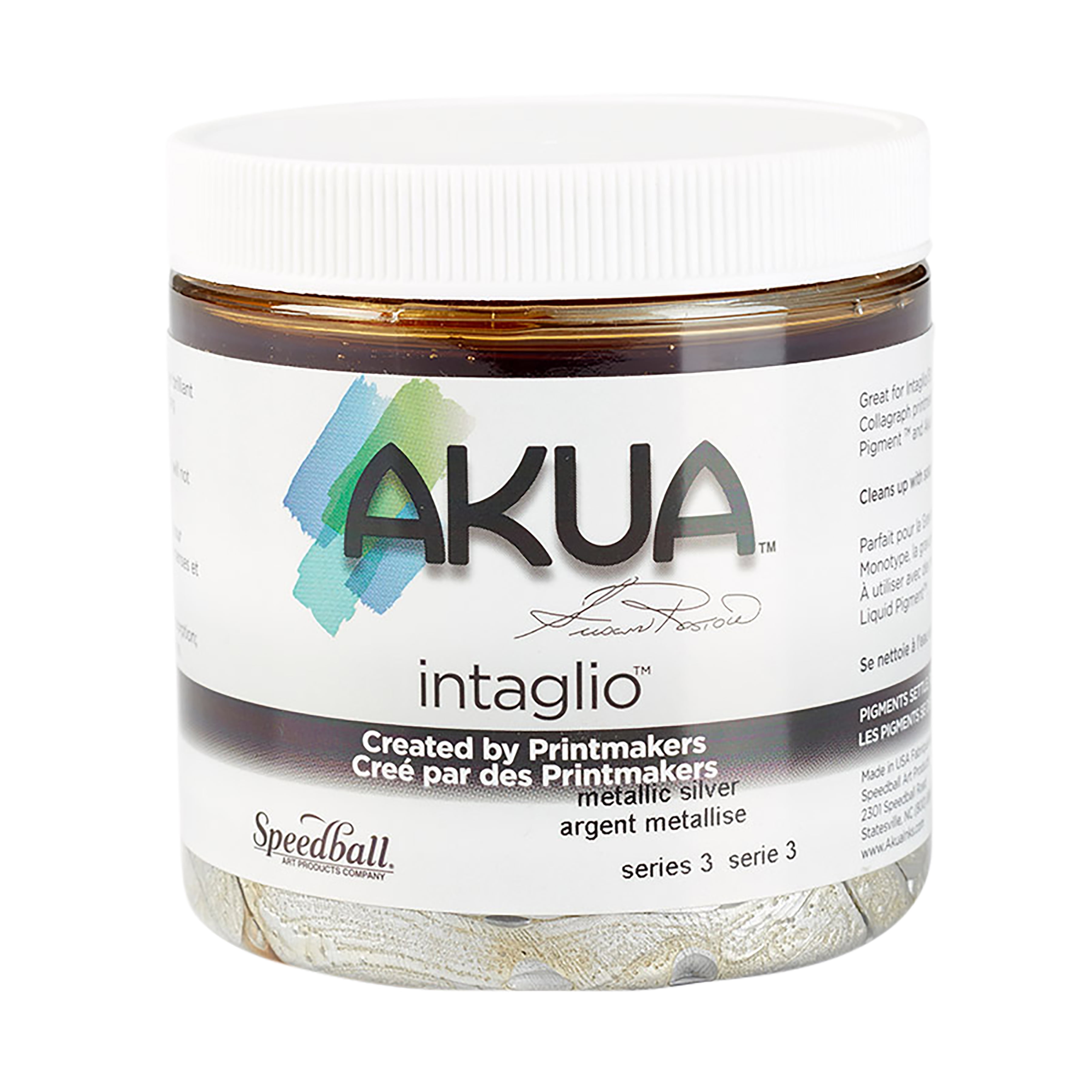 Speedball Akua Intaglio Ink, Metallic Silver, 8 oz. - Walmart.com