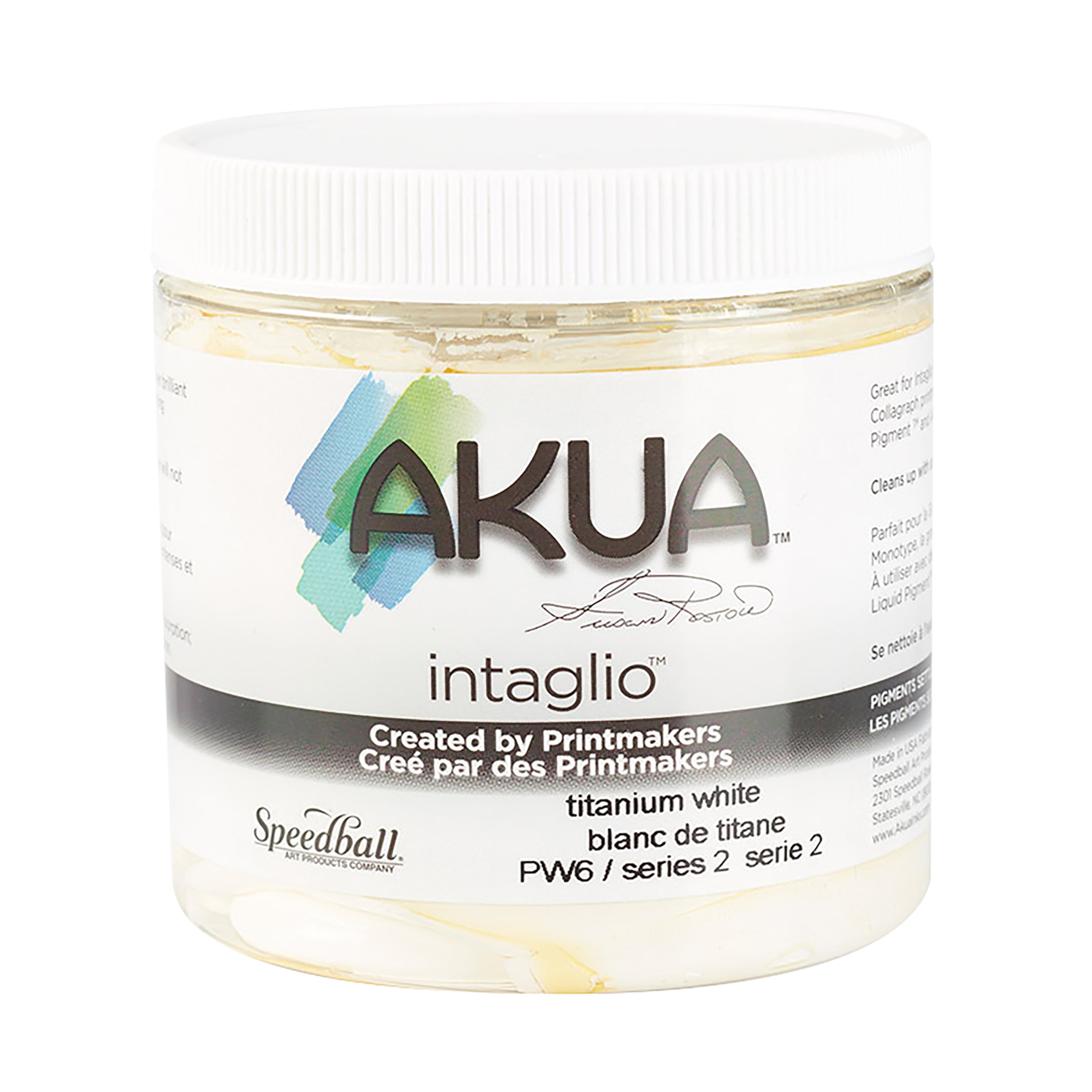 Speedball Akua Intaglio Ink, Titanium White, 8 oz.. - Walmart.com