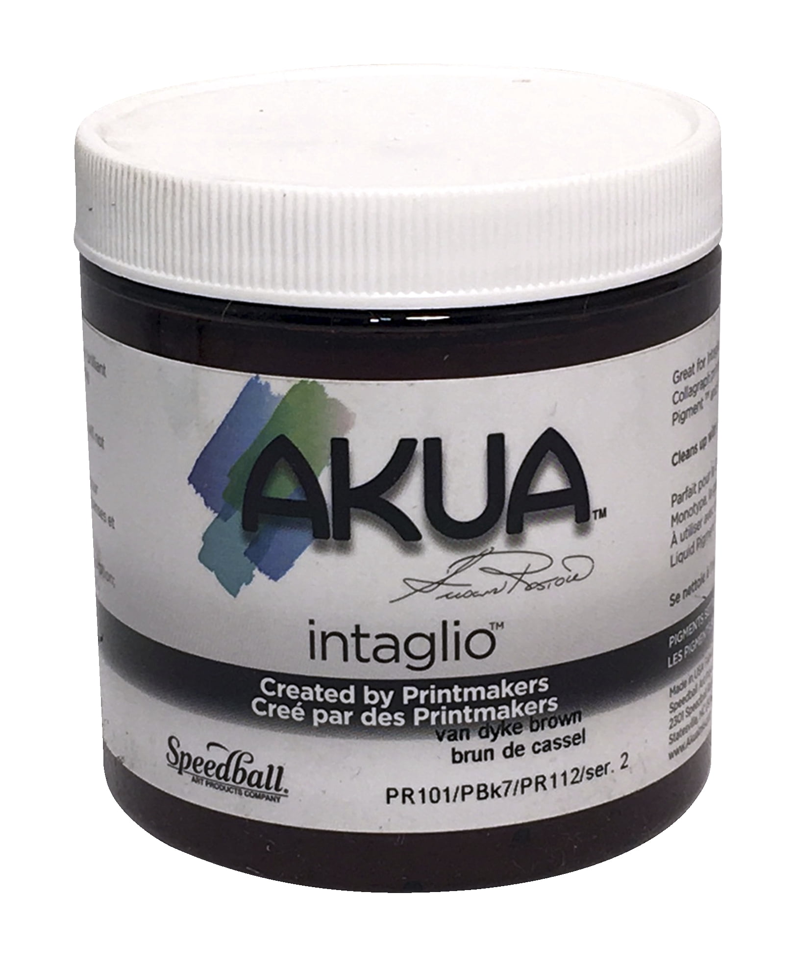 Speedball Akua Intaglio Ink, Van Dyke Brown, 8 oz.. - Walmart.com