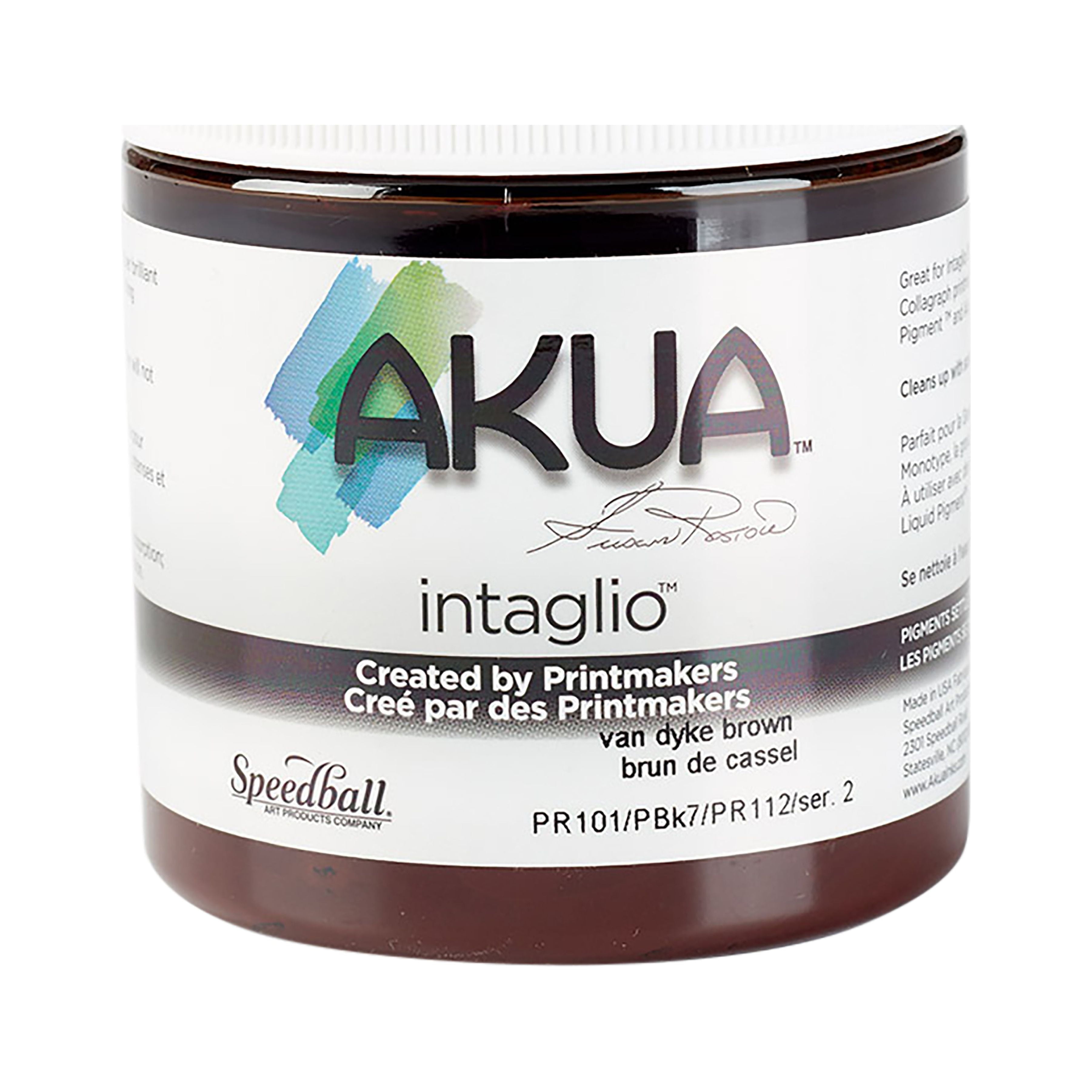 Speedball Akua Intaglio Ink, Van Dyke Brown, 8 oz.. - Walmart.com