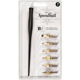 Speedball, Lettering Pen Set, B-Style, Includes 6 Round Nibs - Walmart.com