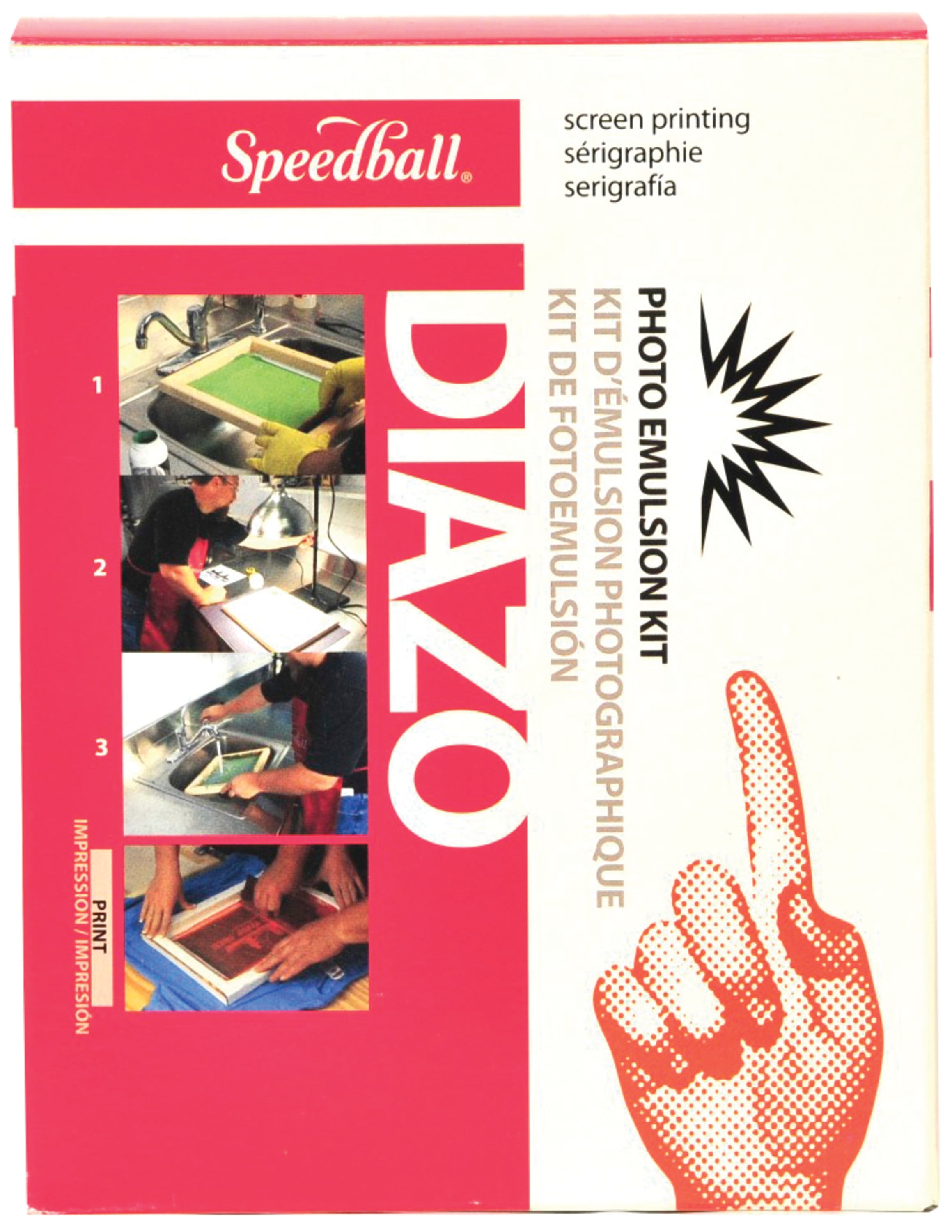 Speedball Diazo Photo Emulsion Kit, Screen Printing Emulsion ...
