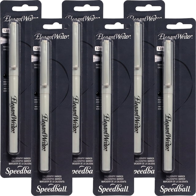 Speedball Elegant Writer Calligraphy Extra Fine Point Marker--Black ...