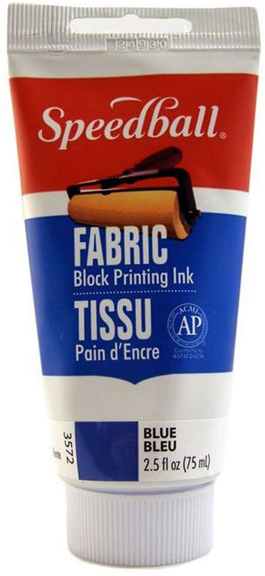 Speedball Fabric Block Printing Ink 2.5oz Blue - Walmart.com