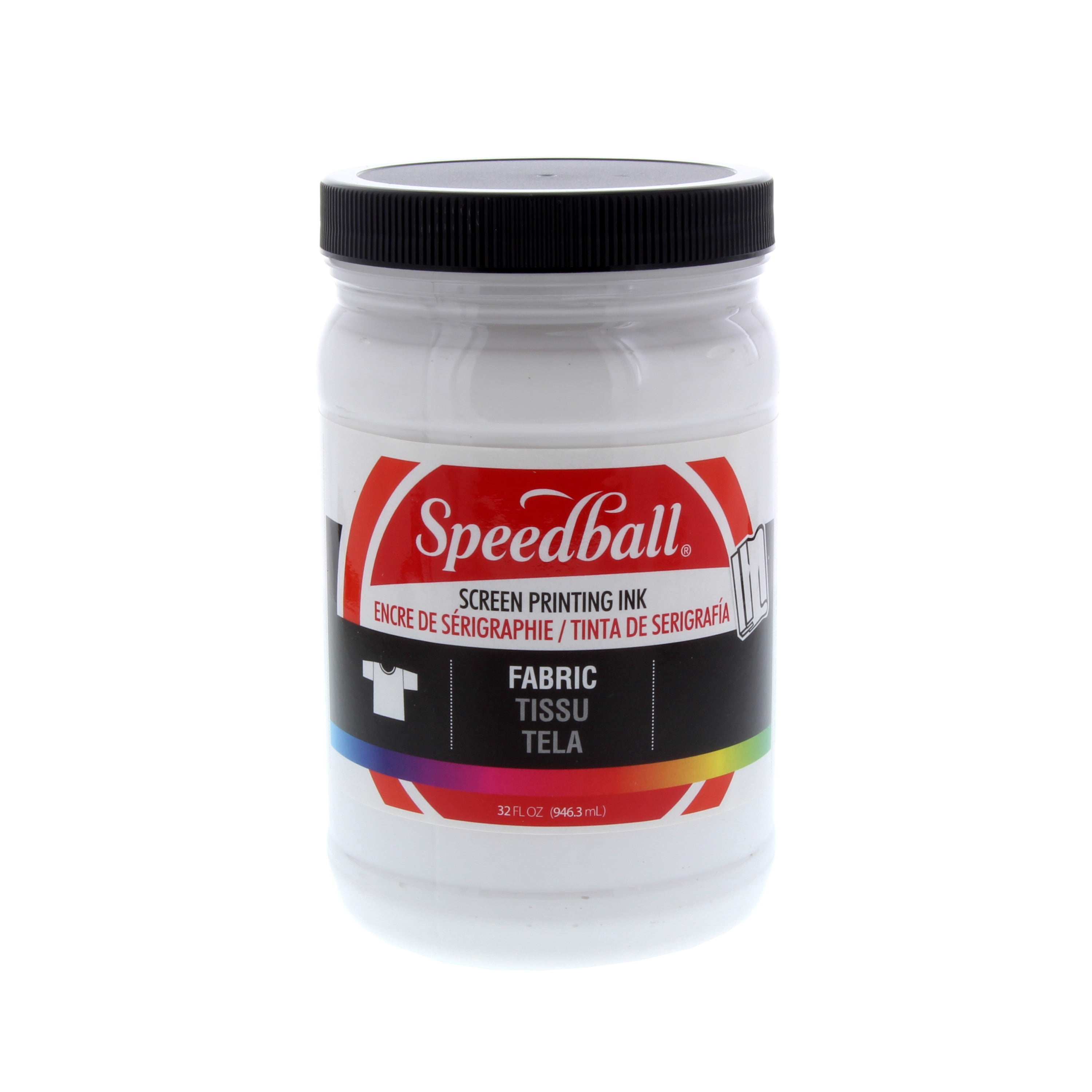 Speedball Fabric Screen Printing Ink, 32 oz., White - Walmart.com