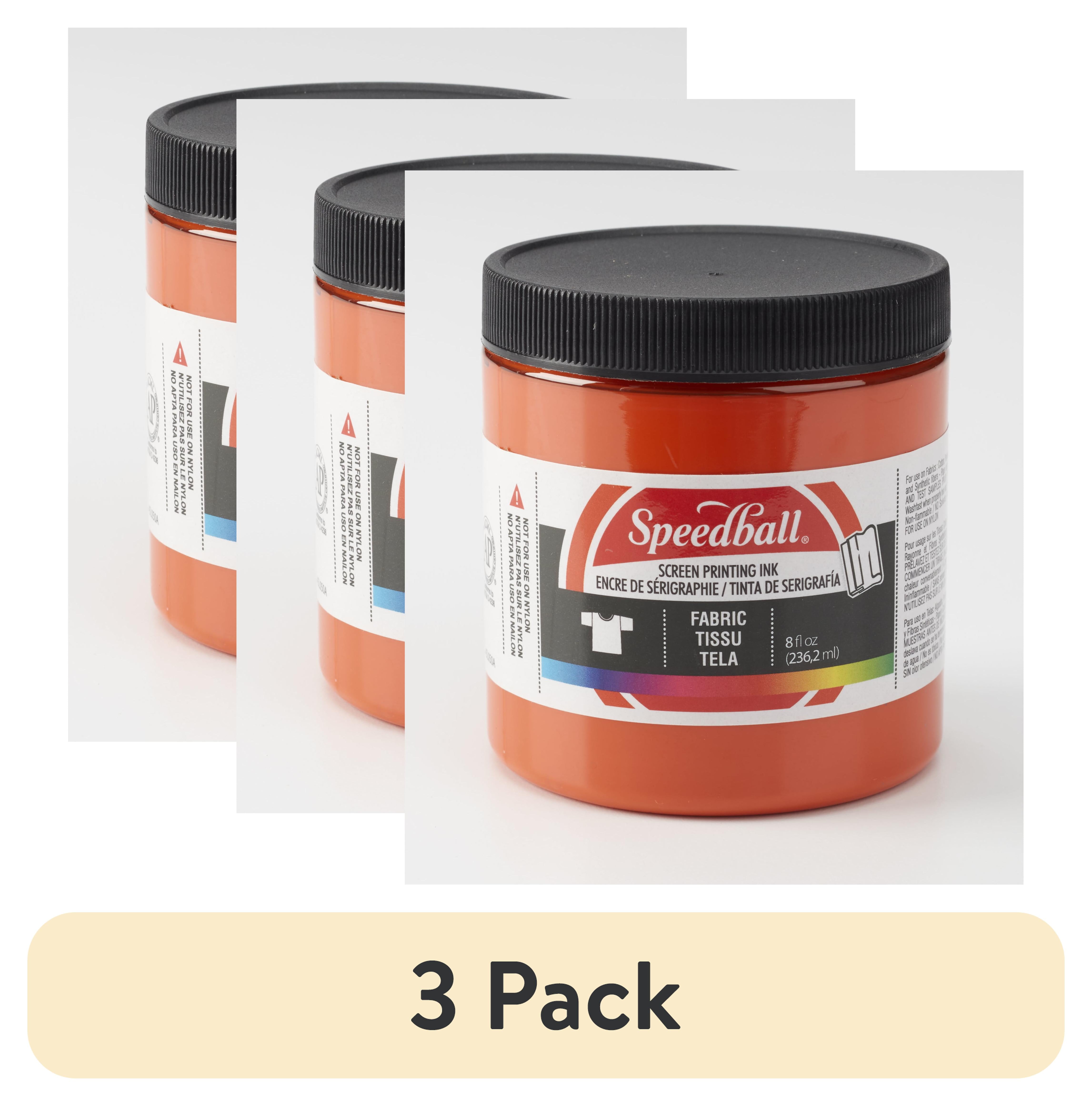 (3 pack) Speedball Fabric Screen Printing Ink, 8 oz., Orange - Walmart.com