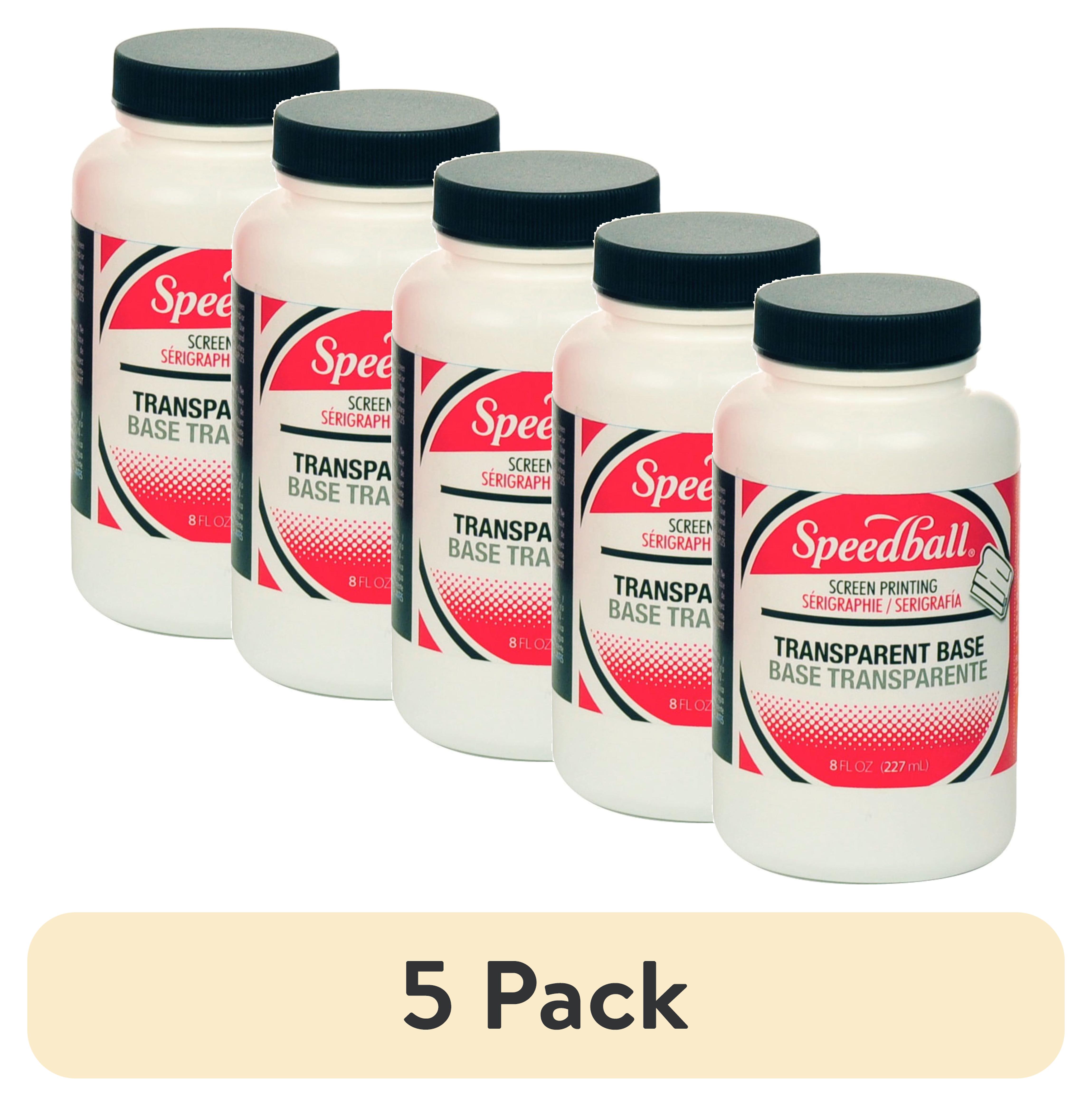 (5 pack) Speedball Fabric Screen Printing Ink, 8 oz., Transparent Base ...