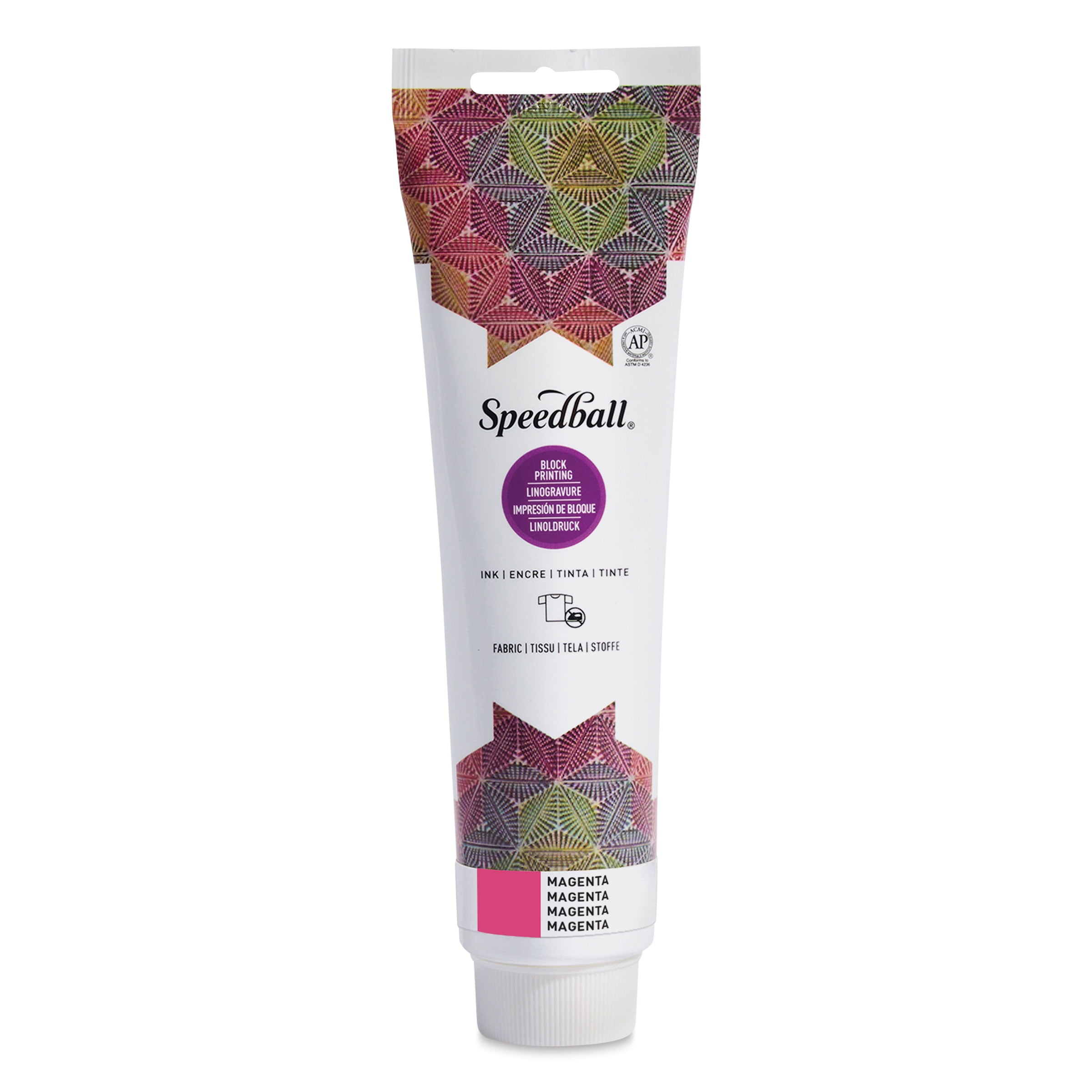 Speedball Fabric and Paper Block Printing Ink - Magenta, 5 oz - Walmart.com