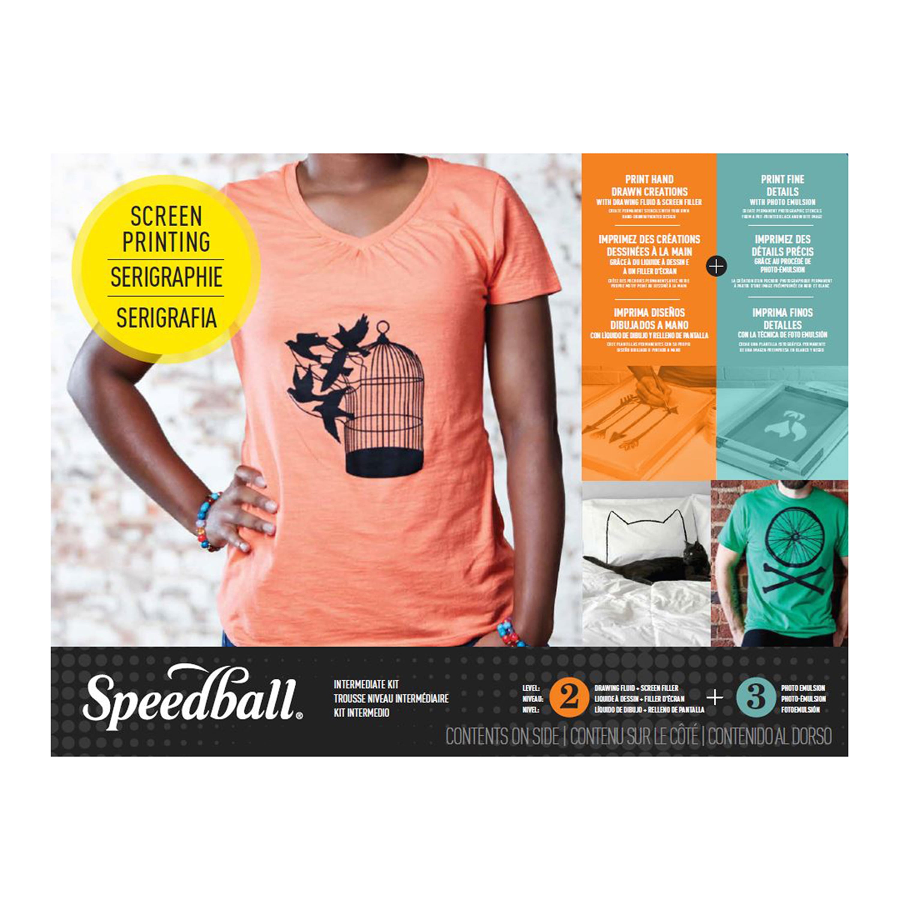 Speedball Intermediate Fabric Screen Printing Kit - Walmart.com