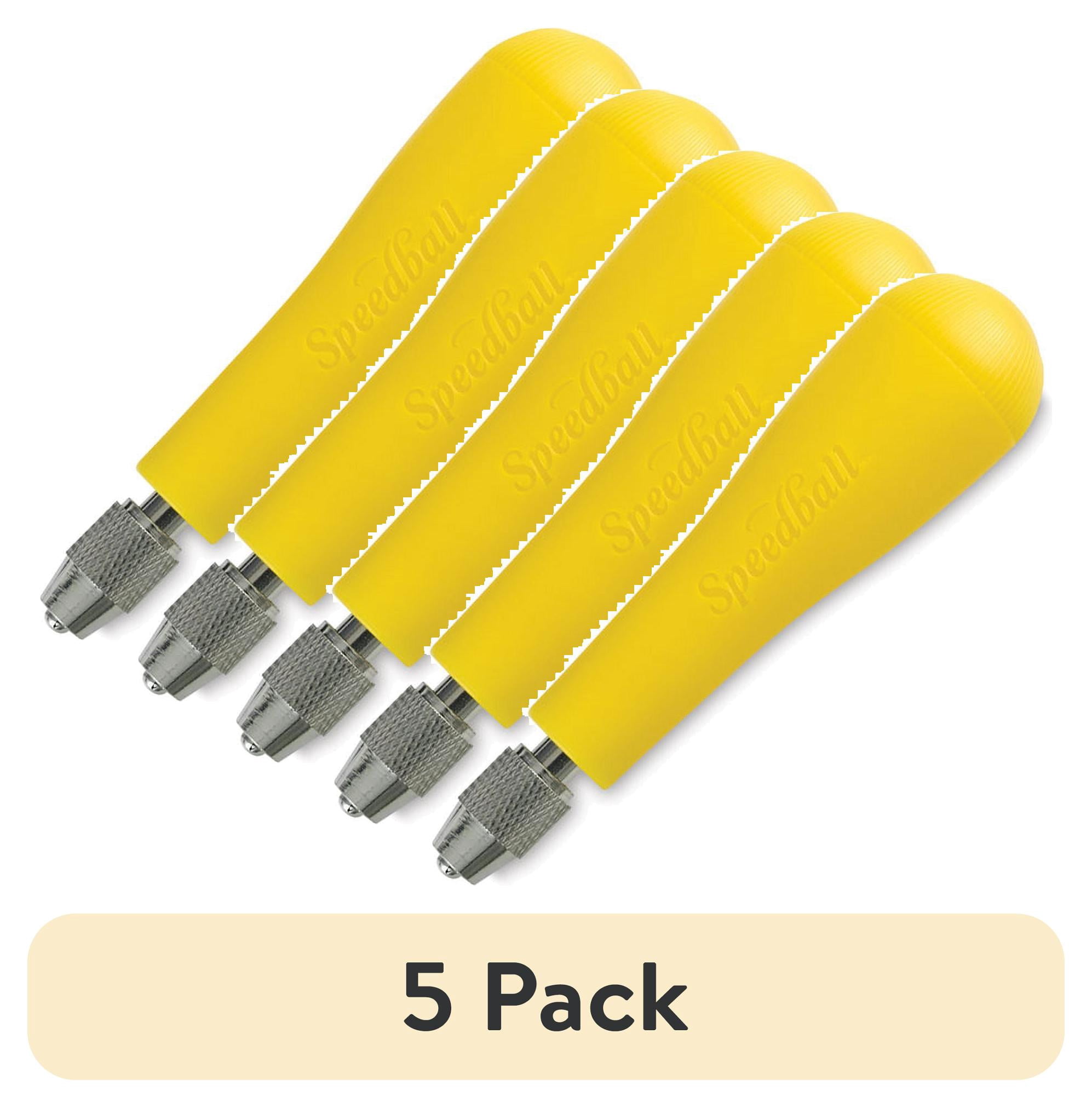 (5 pack) Speedball Linoleum Cutter Handle - Yellow - Walmart.com
