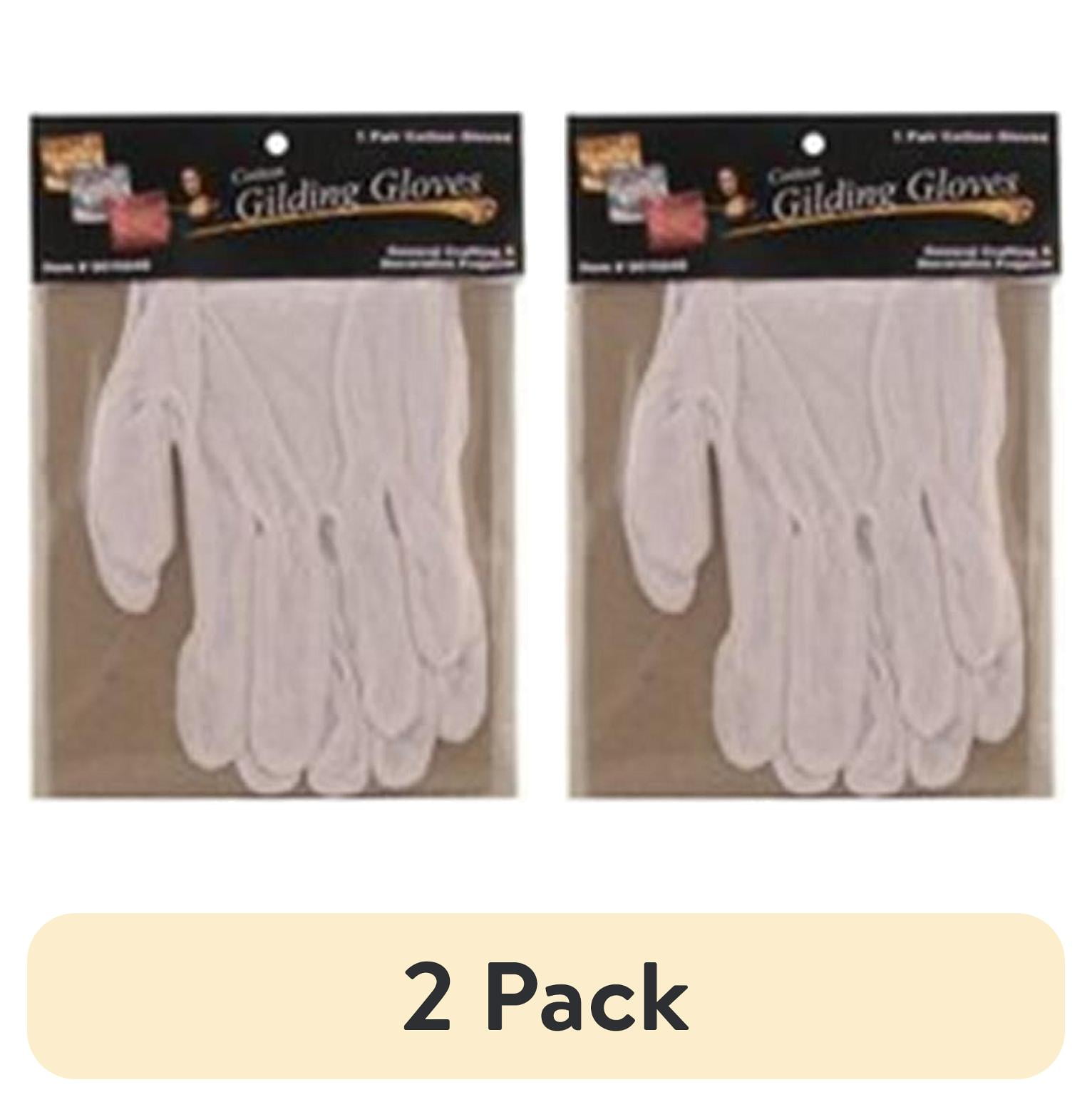(2 pack) Speedball Mona Lisa Cotton Gilding Gloves - Walmart Business ...