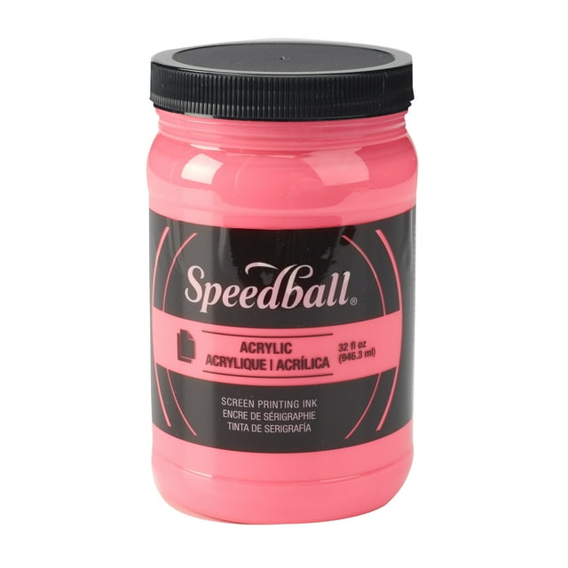 Speedball Permanent Acrylic Screen Printing Ink, 32 oz. Jar ...