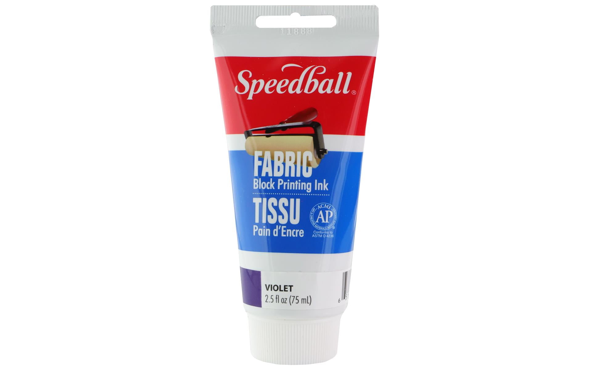 Speedball Printing Ink for Fabrics, 2.5 oz., Violet - Walmart.com