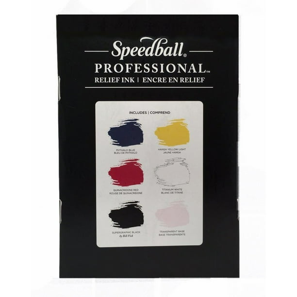 Speedball Professional Relief Ink Set, 6-Color Set - Walmart.com
