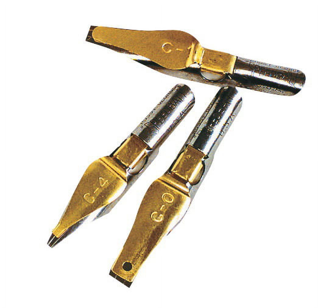 Speedball Reservoir Dip Flat Style C Lettering Pen, C2 Tip, Pack of 12 ...
