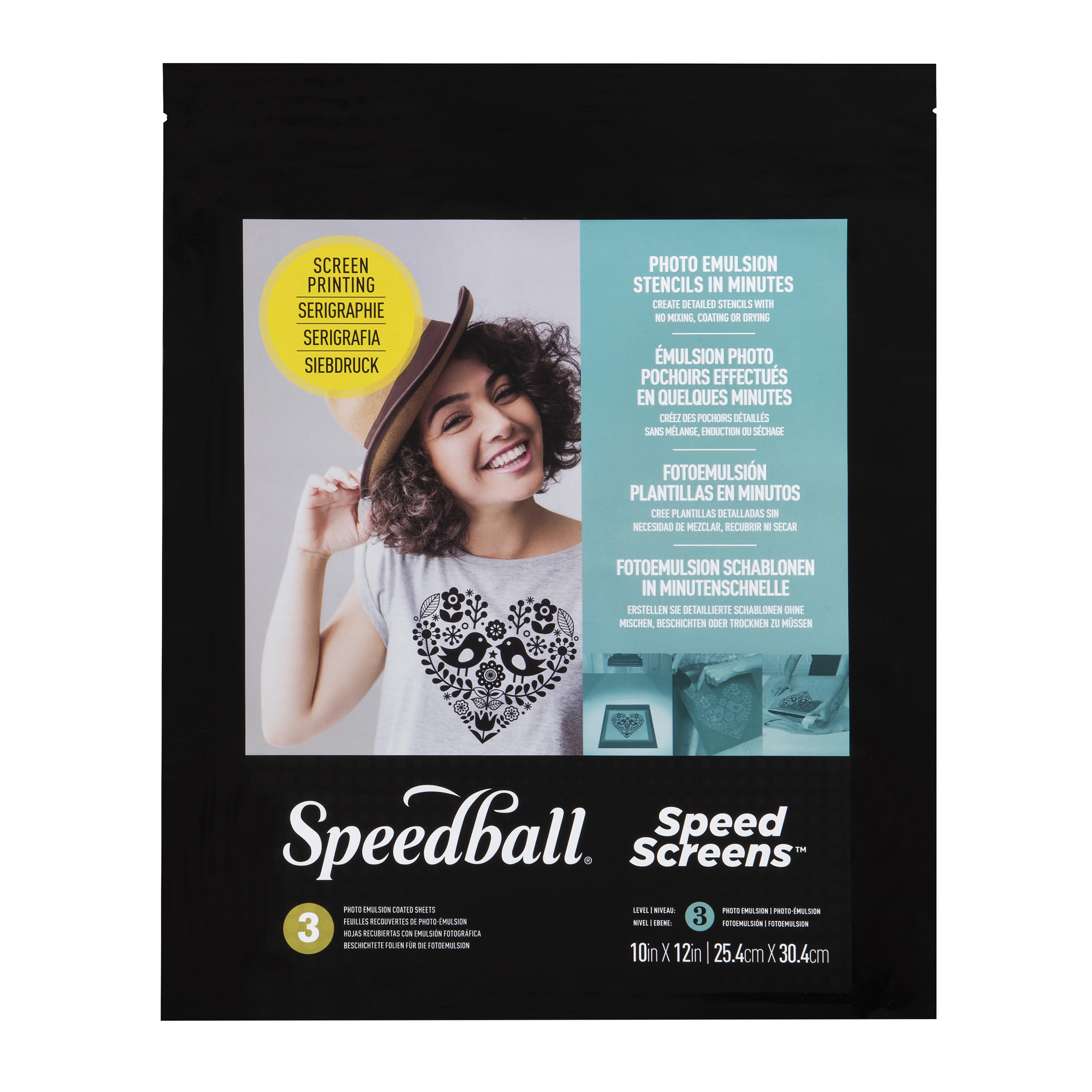 Speedball Speed Screens Sheet Pack, 3 Sheets/ Pack - Walmart.com