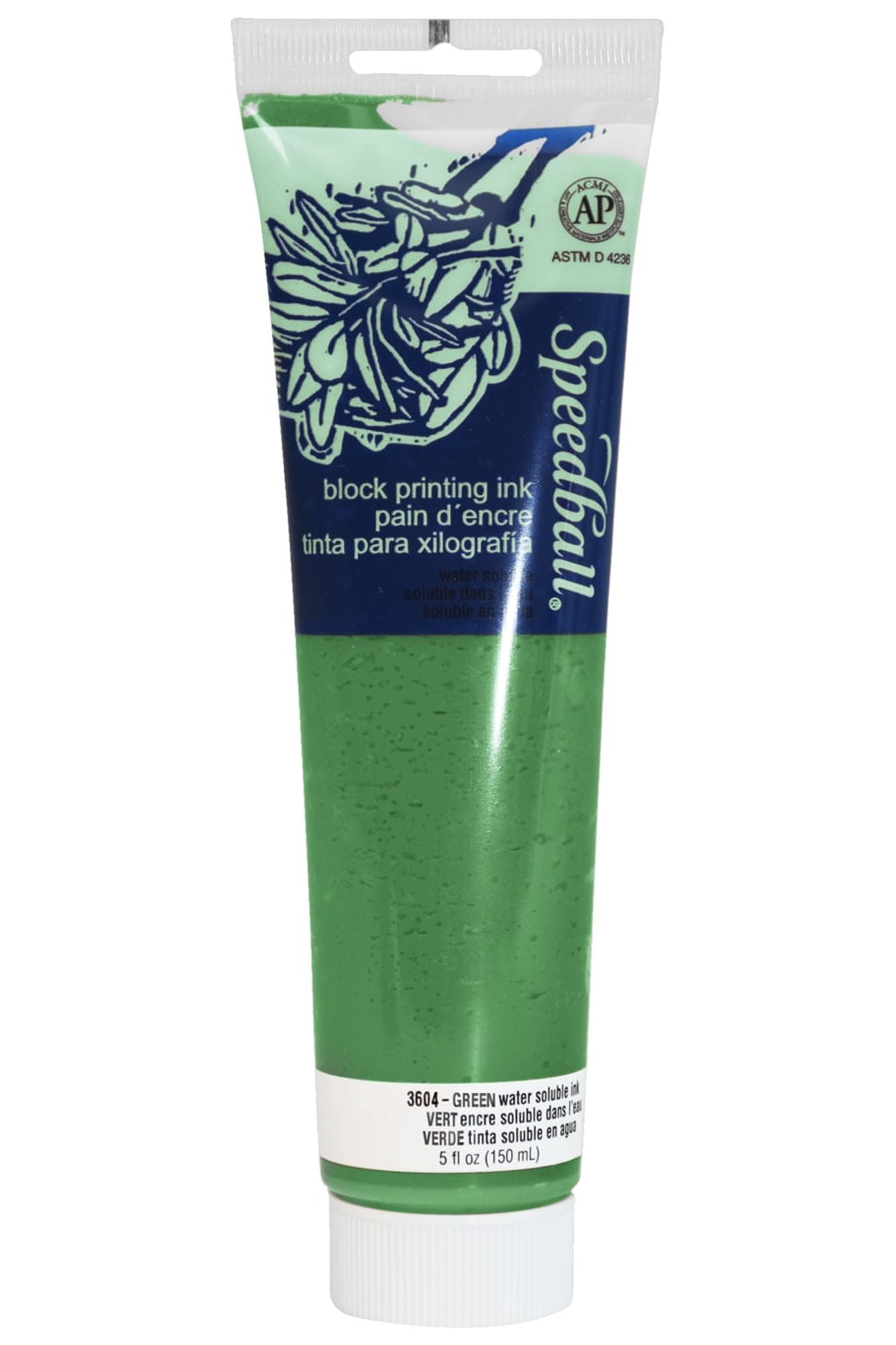 Speedball Water Soluble Block Printing Ink 5 oz Green - Walmart.com