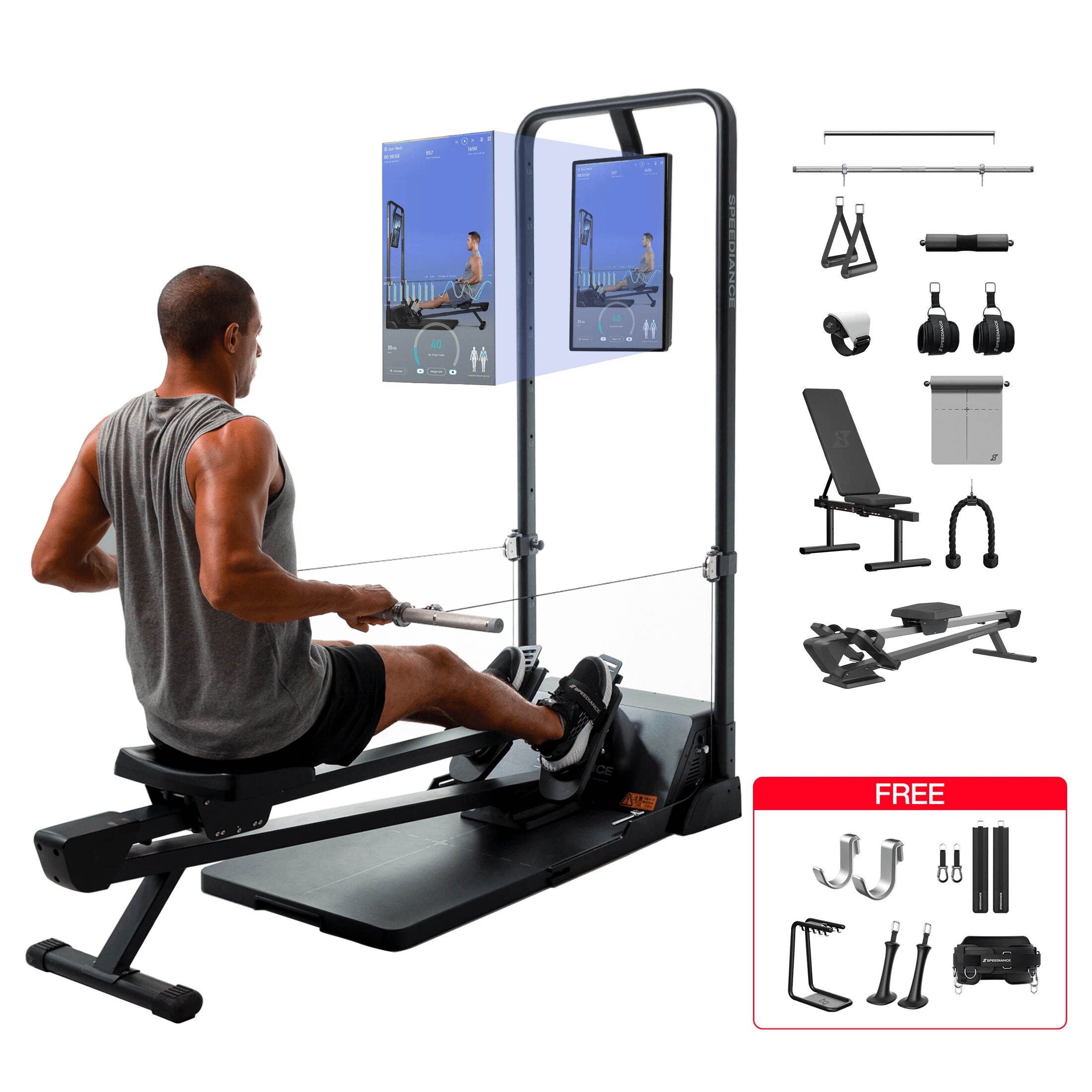 Speediance Gym Monster, All-in-One Home Workout Machine, 220LBS Digital ...